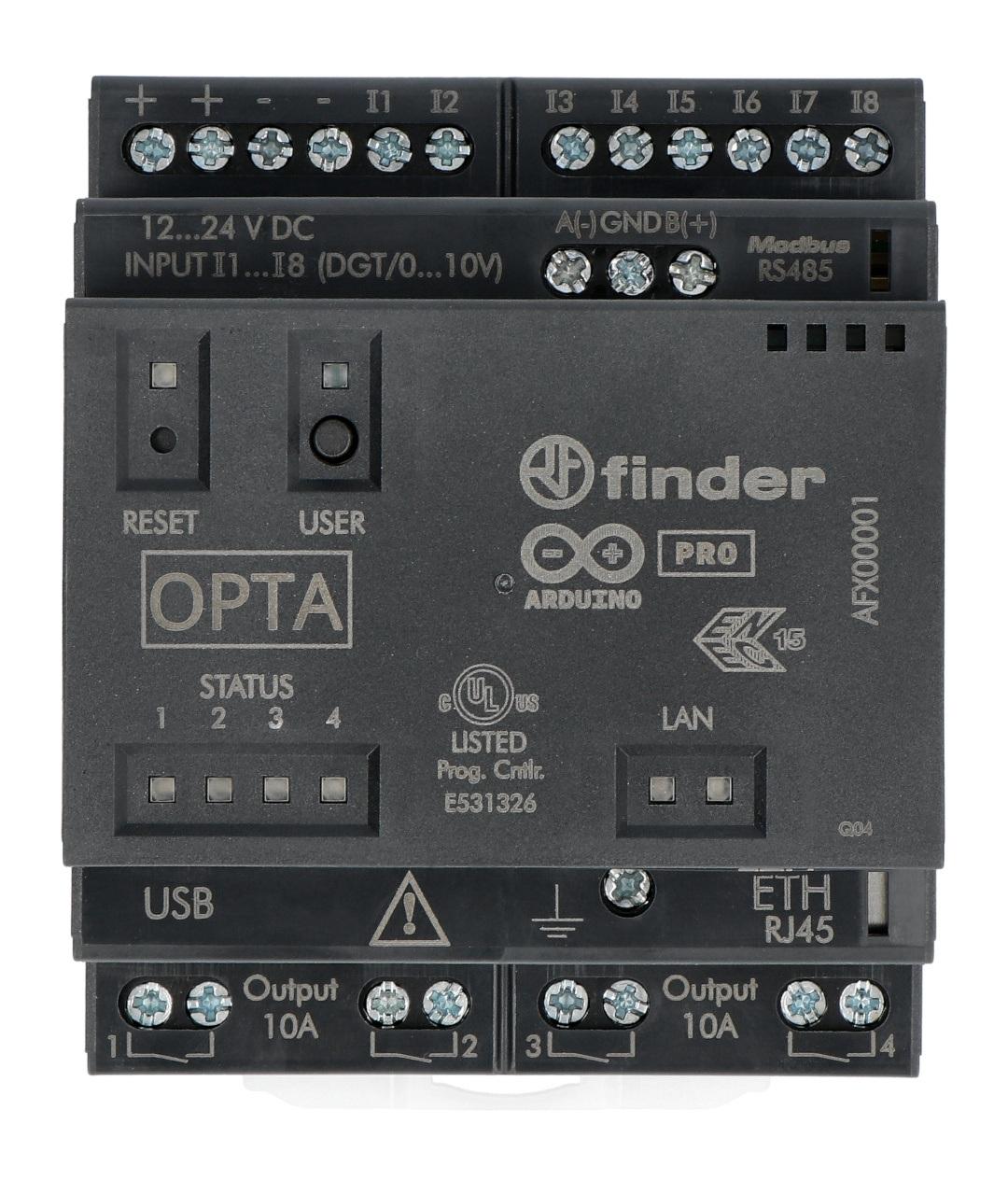 Arduino Opta Rs485 Microplc Valdiklis Afx00001 Modelis afx00001