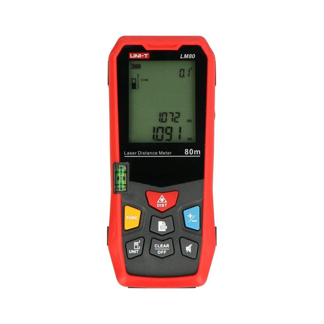 Atstumo matuoklis lazerinis iki 80m LM80 UNI-T, modelis - MIE0313, žema ...