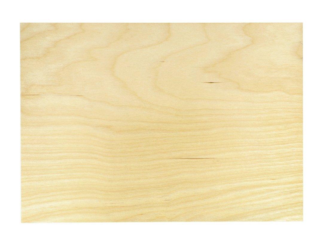 Beržo fanera - 3mm - formatas 297x210mm - 10 vnt, modelis - AN-20474 ...