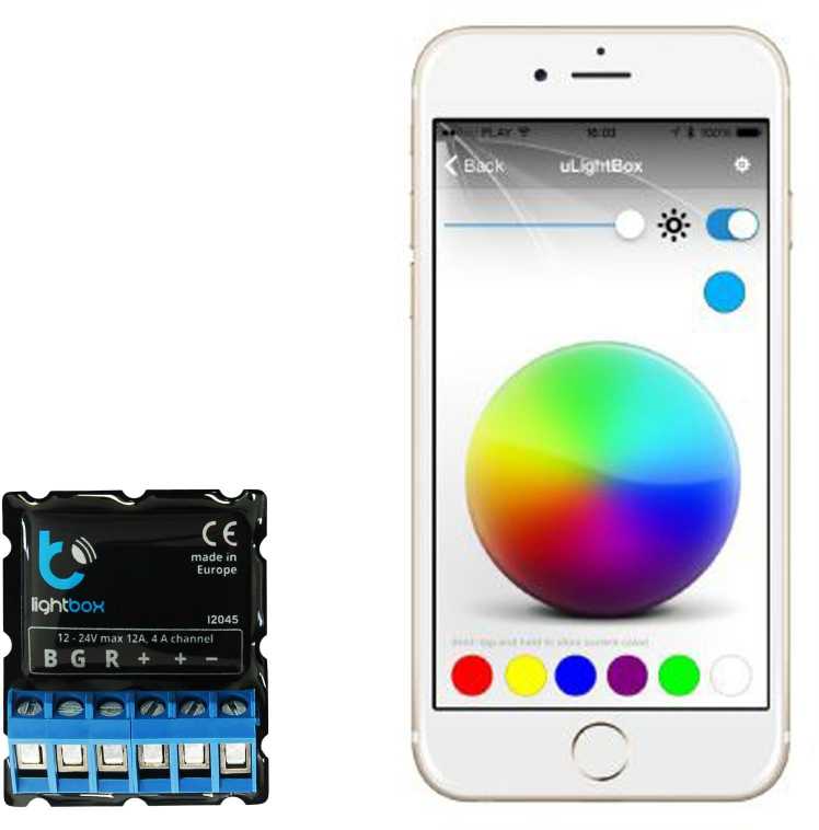 Blebox lightBox - LED juostų Bluetooth valdiklis, žema kaina | Varle.lt