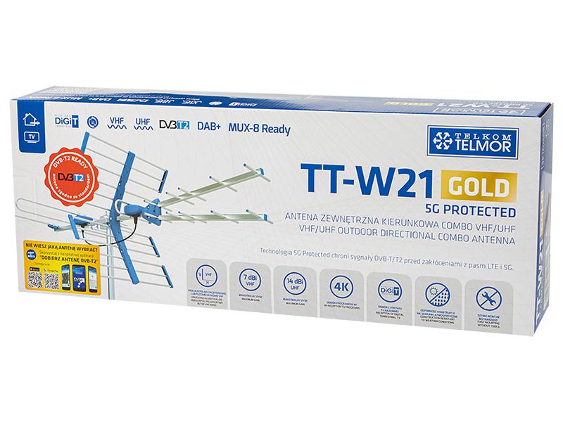 Blow TV antena TT W21 GOLD COMBO 5G TELMOR, modelis - 21-095#, žema ...