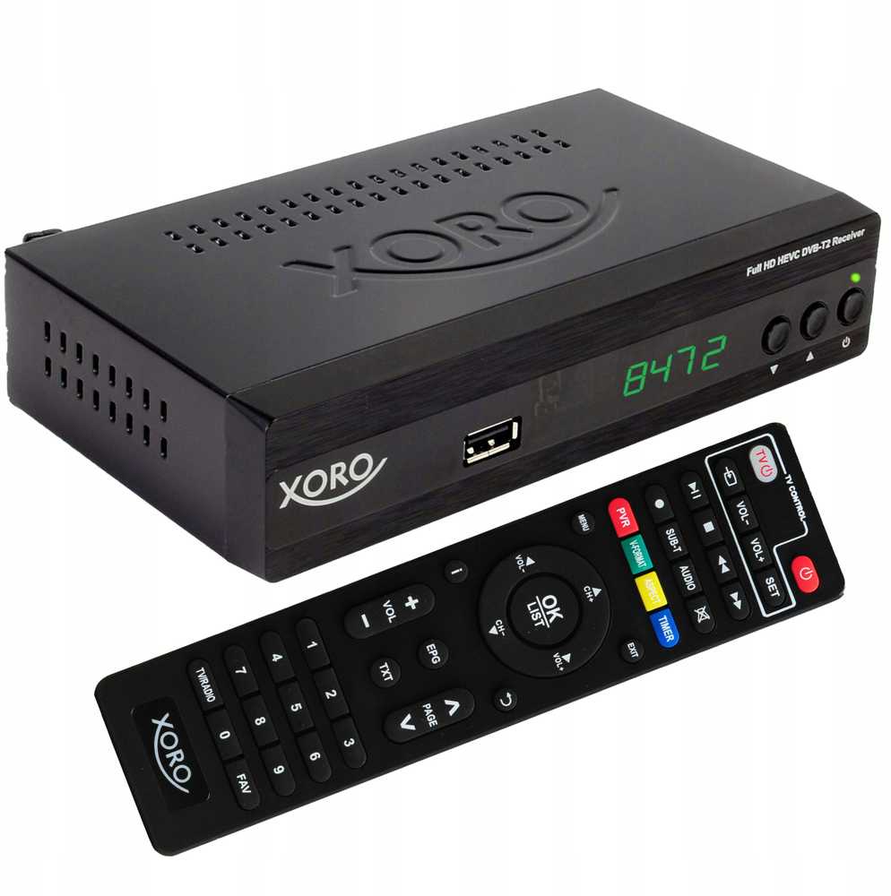 Blow Xoro DVB-T2 imtuvo dekoderis, modelis - 77-079, žema kaina | Varle.lt
