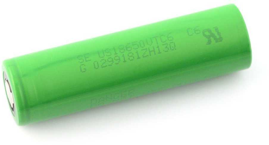 Cell 18650 Li-Ion Sony US18650VTC6 3000mAh, žema kaina | Varle.lt