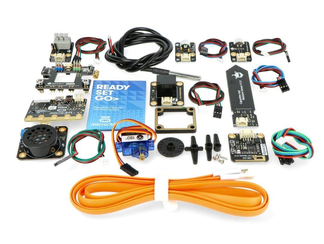 DFRobot KIT0138 Gravity IoT pradedančiojo rinkinys, skirtas BBC micro:bit, modelis - AN-15226 ...