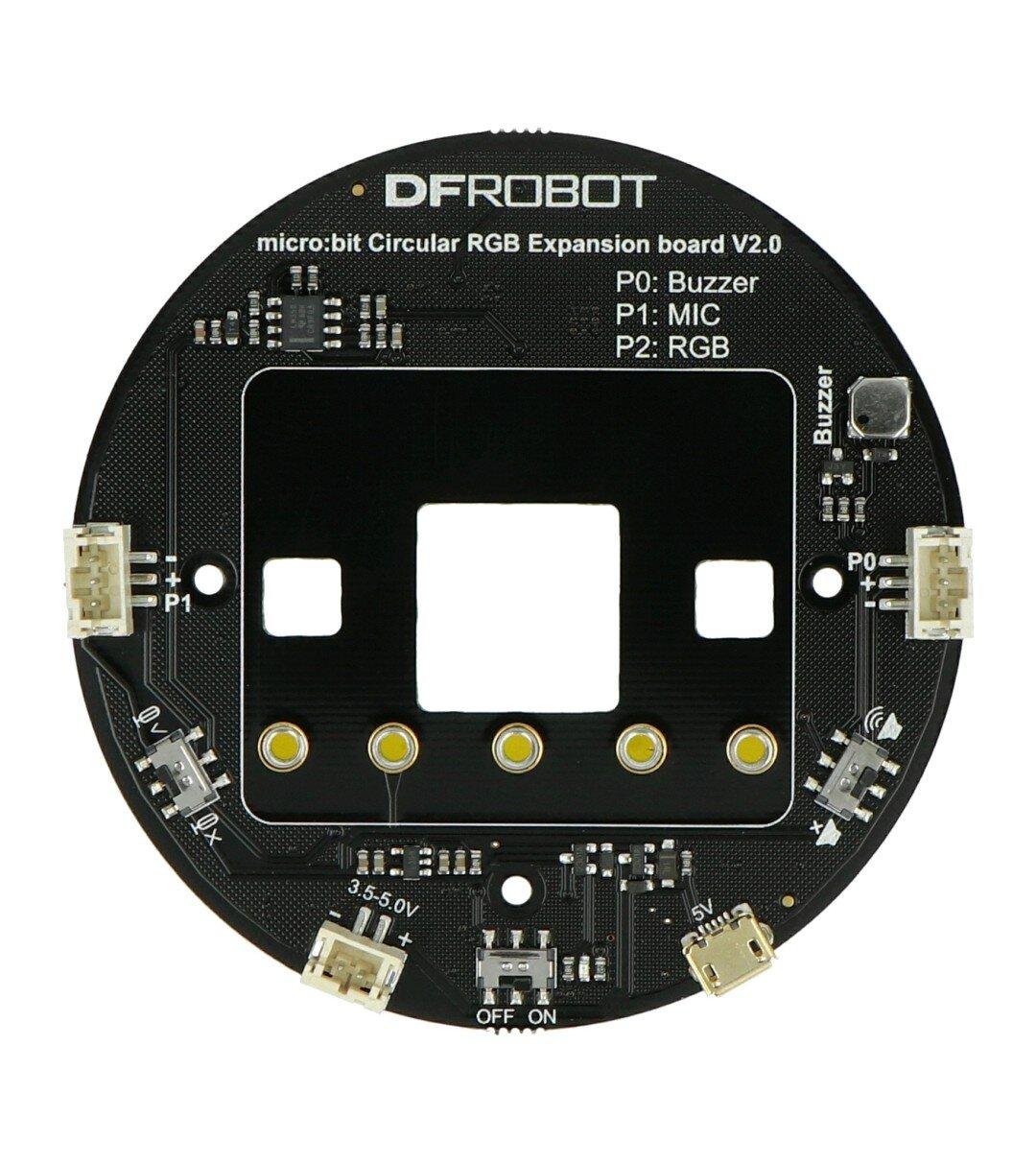 DFRobot LED RGB išplėtimo plokštė, skirta BBC Micro:bit, modelis - AN-12355, žema kaina | Varle.lt
