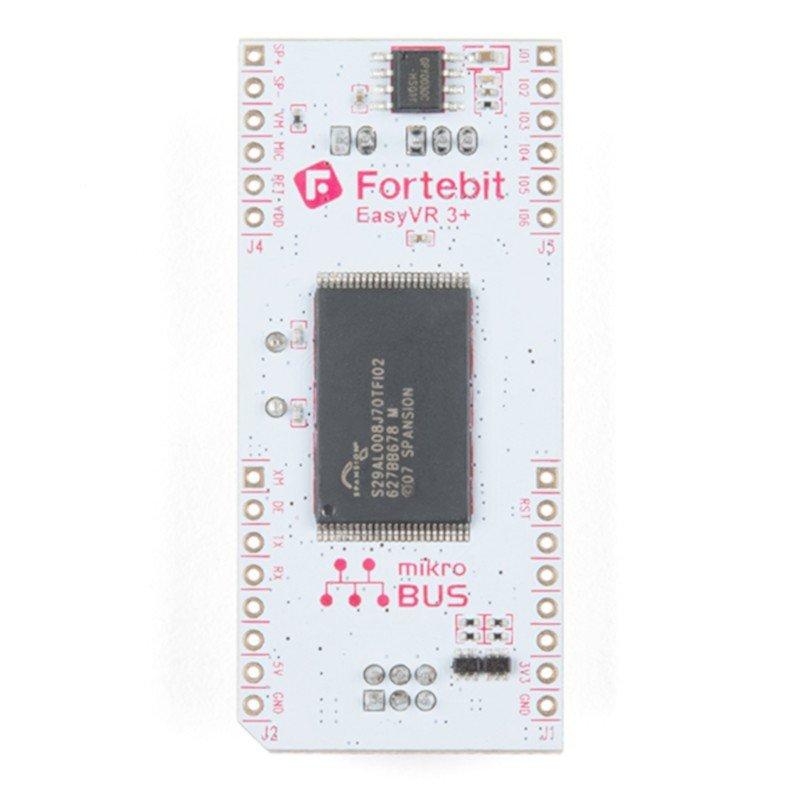 EasyVR 3 Plus Shield, balso atpažinimas, Arduino priedėlis, SparkFun COM-15453, modelis - AN ...