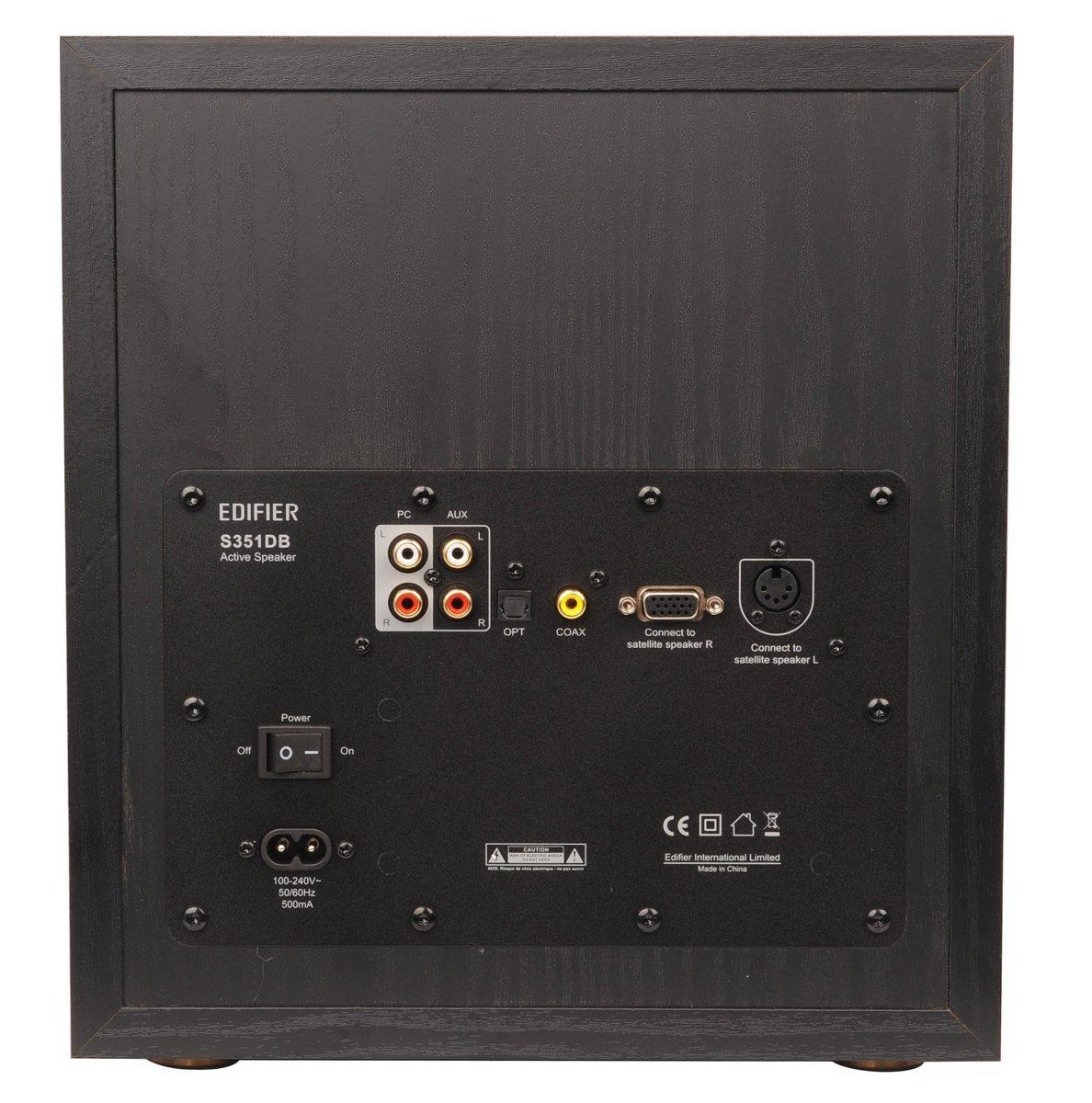 Kolonėlės Edifier S351DB 2.1, Juodos spalvos, modelis - ‎S351DB, žema ...