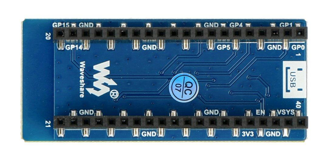 ESP8266 WiFi modulis, skirtas Raspberry Pi Pico - Waveshare 20182, modelis - AN-20094, žema ...