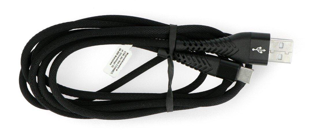 EXtreme Spider USB A - USB C laidas - 1.5 m - juodas, žema kaina | Varle.lt