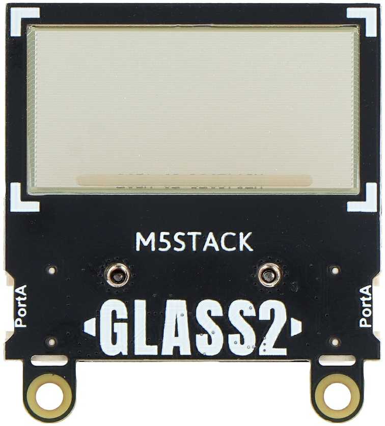 Glass2 Unit – su skaidriu 1.51 colio OLED ekranu 128x64px – M5Stack ...