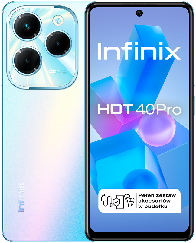 INFINIX Hot 40PRO Mėlyna 8 / 256GB išmanusis telefonas, modelis ...