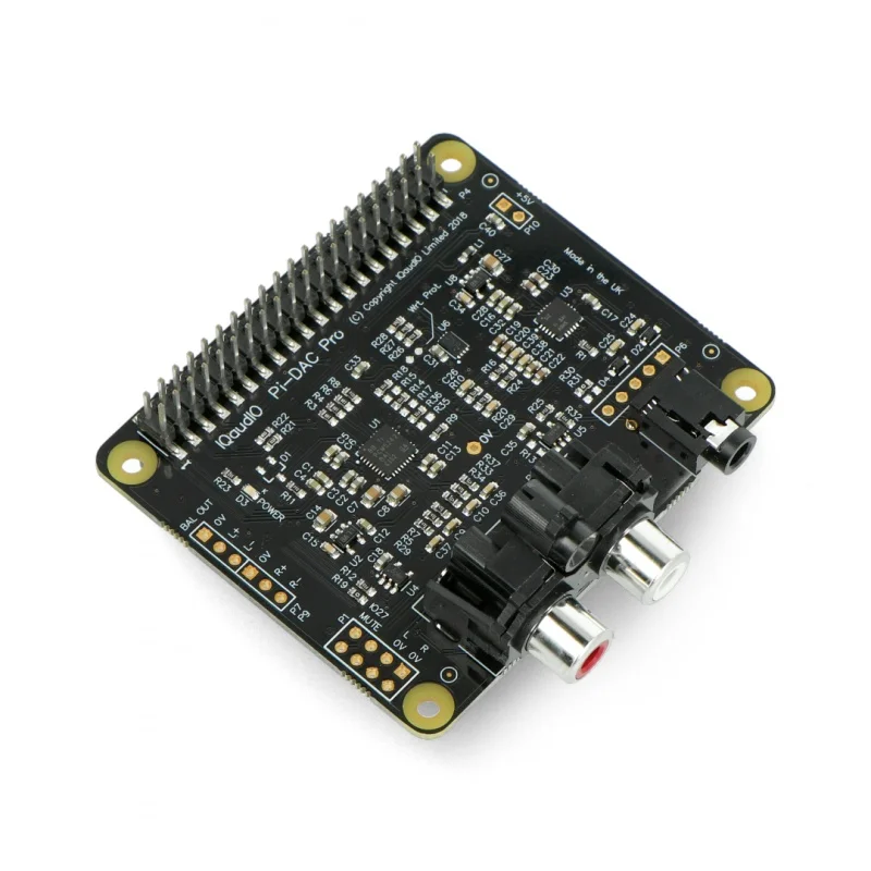 IQaudIO DAC+ - garso plokštė Raspberry Pi 4B / 3B+ / 3B, modelis - AN ...