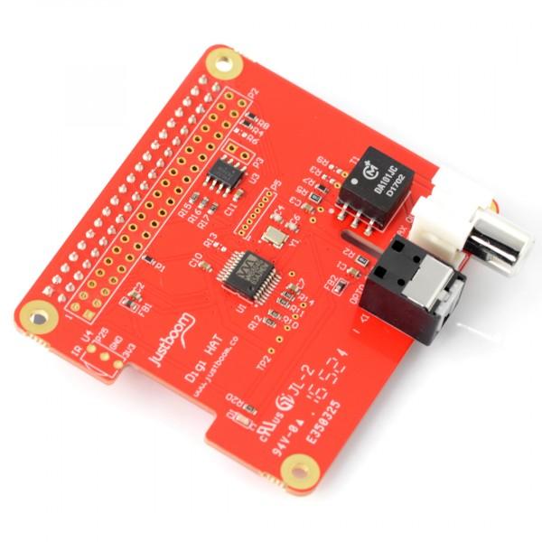 JustBoom Digi Hat garso plokštė Raspberry Pi 4 / 3 / 2 / B+, modelis ...