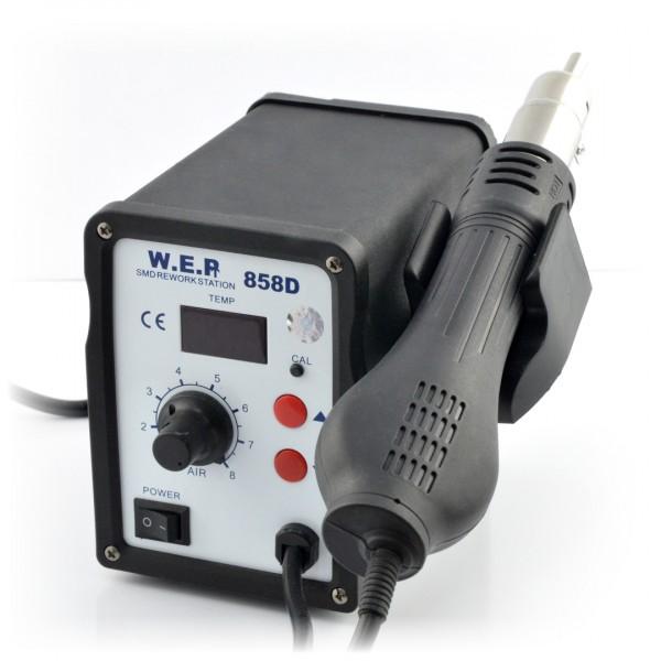 Karšto oro litavimo stotelė WEP 858D 700W, modelis - AN-02768, žema ...