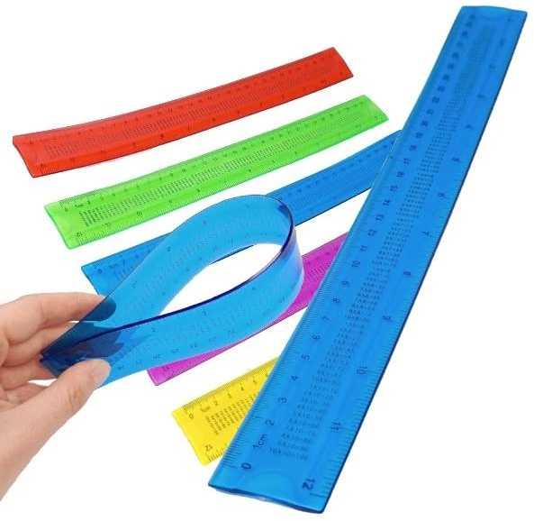 Liniuotė su daugybos lentele 30cm 12 colių - spalvų derinys, modelis ...