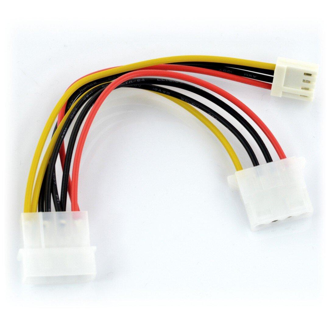 Molex maitinimo laidas mini-Molex + Molex - 15cm, žema kaina | Varle.lt
