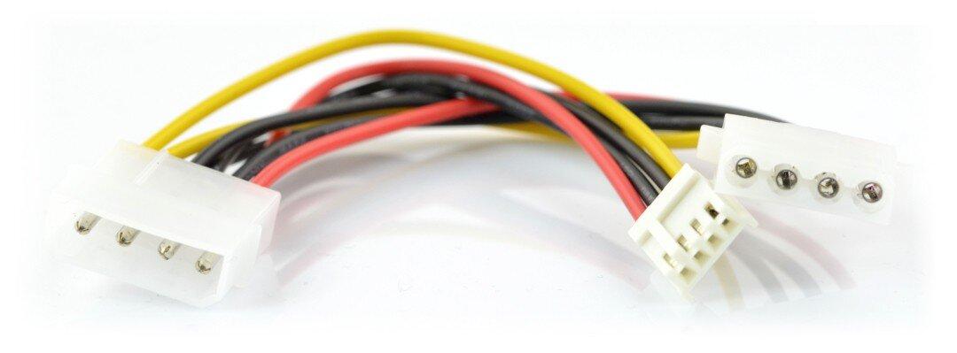 Molex maitinimo laidas mini-Molex + Molex - 15cm, žema kaina | Varle.lt