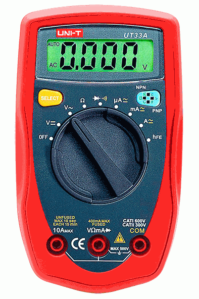 Blow Multimetrai UT33A+ UNI-T, modelis - 5015#, žema kaina | Varle.lt