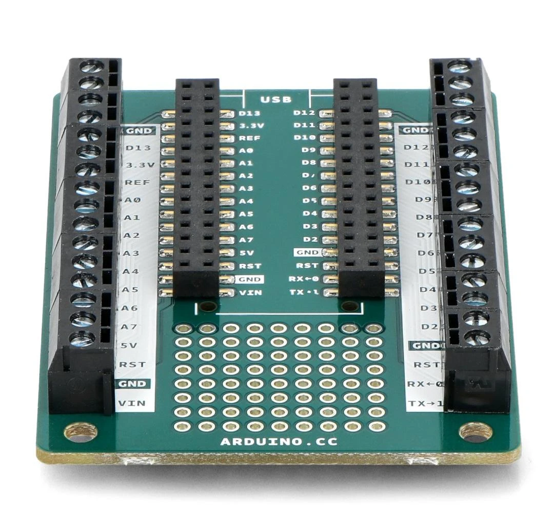 Nano varžtinių gnybtų adapteris - varžtinės jungtys - Arduino Nano ...