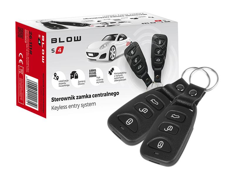 Nuotolinis centrinio užrakto valdymas BLOW S4, modelis - 26-111#, žema ...
