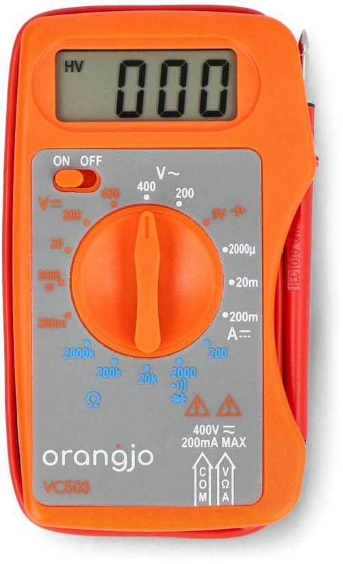 Universalus multimetras Orangjo VC503, modelis - AN-22520, žema kaina ...