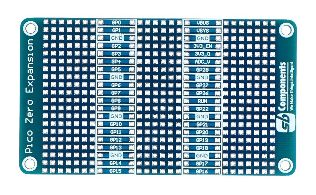 Pico Zero Expansion Raspberry Pi Pico Prototipų Kūrimo Plokštė Sb Components Sku21505 žema