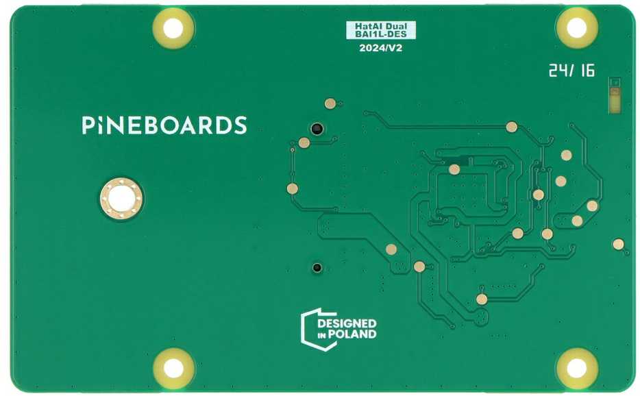 Pineboards Hat AI! Dual – Google Coral Dual Edge TPU PCIe M.2 E-key ...