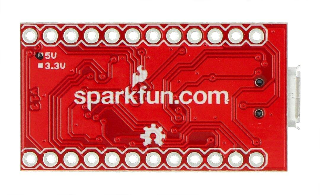 Pro Micro, 5V / 16 MHz, ATmega32U4 modulis, SparkFun DEV-12640, modelis ...