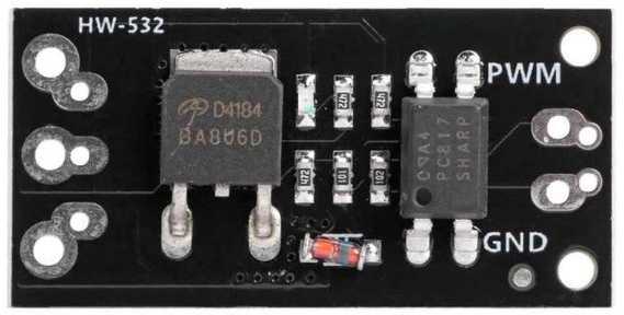 Oem PWM valdiklio modulis - HW-532 - 50A 5-40VDC - MOSFET - optinis ...