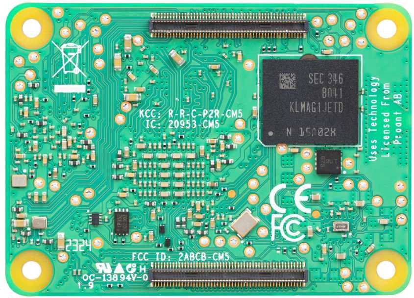 Raspberry Pi CM5 skaičiavimo modulis 5 – 2 GB RAM + 32 GB eMMC + WiFi ...