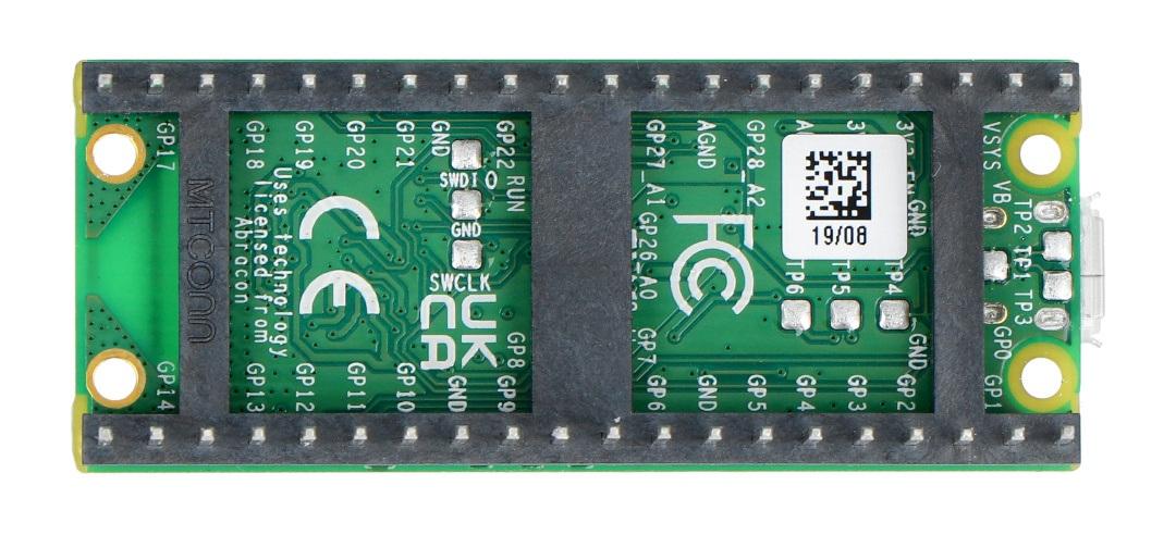 Raspberry Pi Pico Wh Rp2040 Arm Cortex M0 Cyw43439 Wifi Su