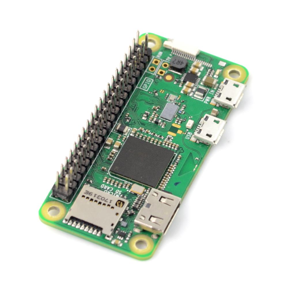 Raspberry Pi Zero W 512MB RAM - WiFi + BT 4.1 - Su GPIO, modelis - AN ...