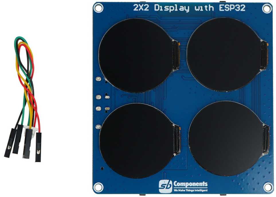 Sb Components 4 apvalus IPS TFT ekrano modulis 1.28 colio 240 x 240 ...