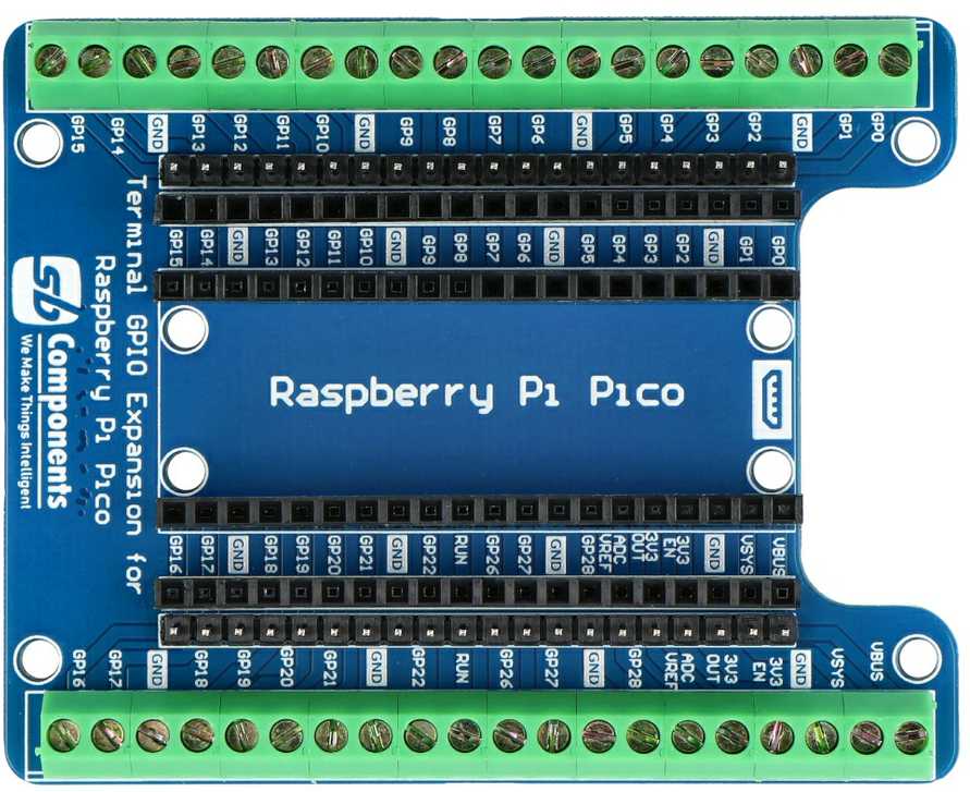 Gpio Išplėtimas Skirtas Raspberry Pi Pico Gnybtų Blokas Sb Components 22967 Modelis An