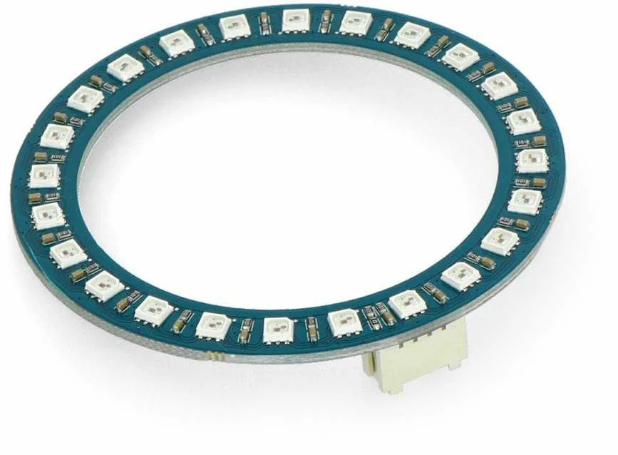 Seeed Studio Grove RGB LED žiedas WS2813 x24 šviesos diodai 35mm ...