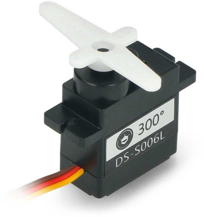 Servo DFRobot SER0053, mikro, 9g 300 laipsnių, modelis - AN-19203, žema ...