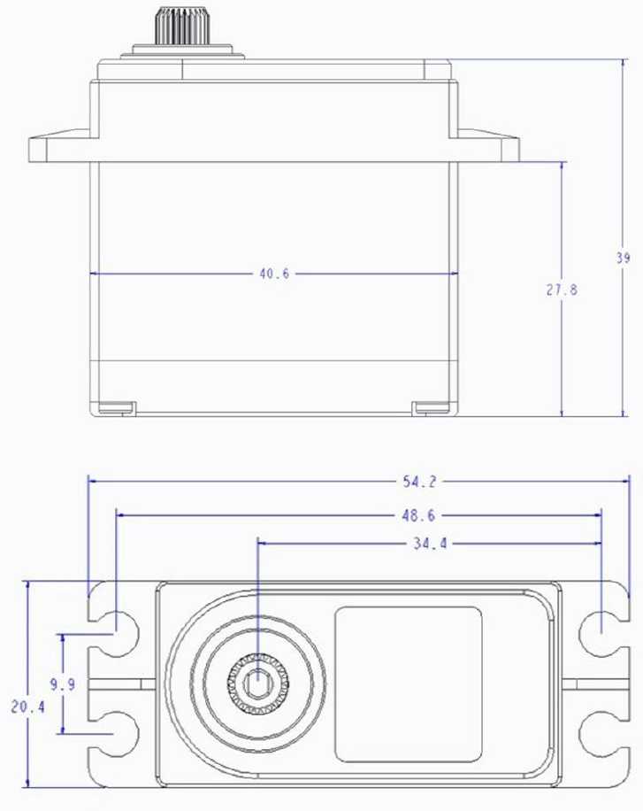 Servo TD-8320MG - Standard Coreless, modelis - AS2026, žema kaina ...