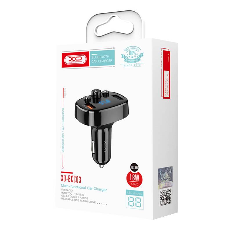 Transmiteris XO BCC03 Bluetooth MP3 grotuvas / FM bangų moduliatorius ...