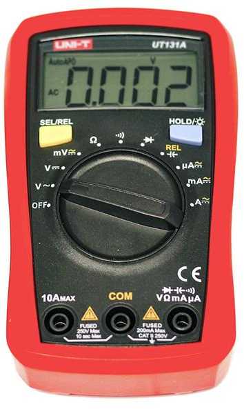 Skaitmeninis multimetras UNI-T UT131A CATII su nuolatinės grandinės ...
