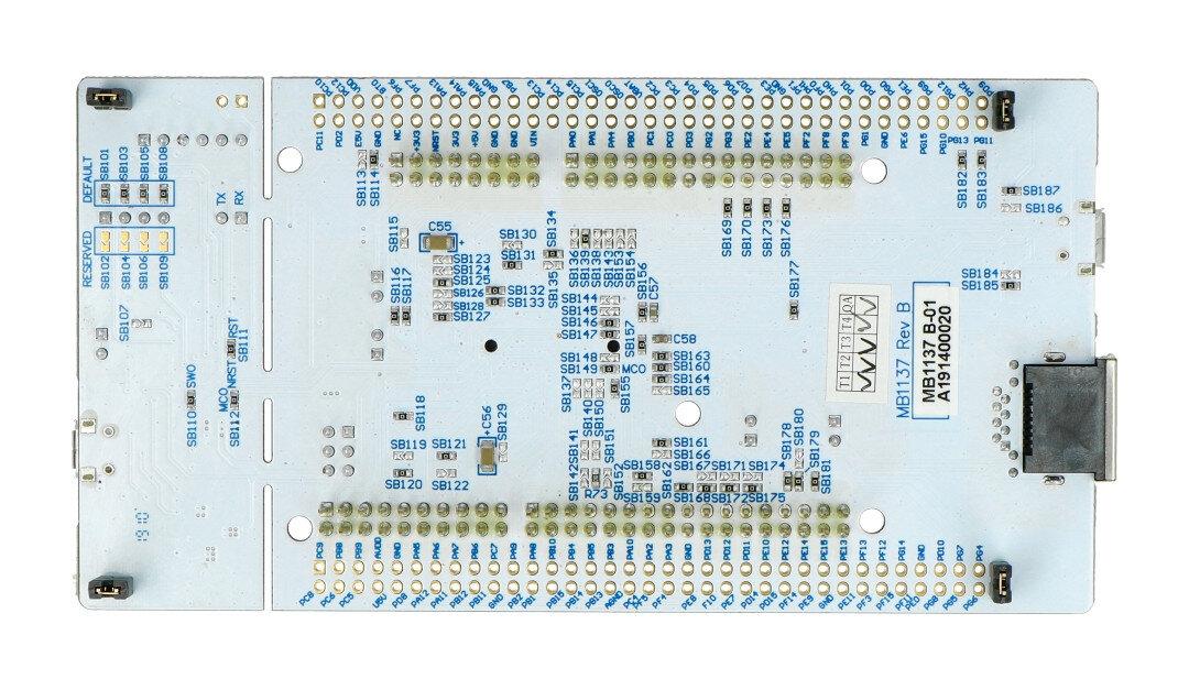 Stmicroelectronics STM32 NUCLEO-F207ZG - STM32F207ZGT6 ARM Cortex M3, modelis - AN-06713, žema ...