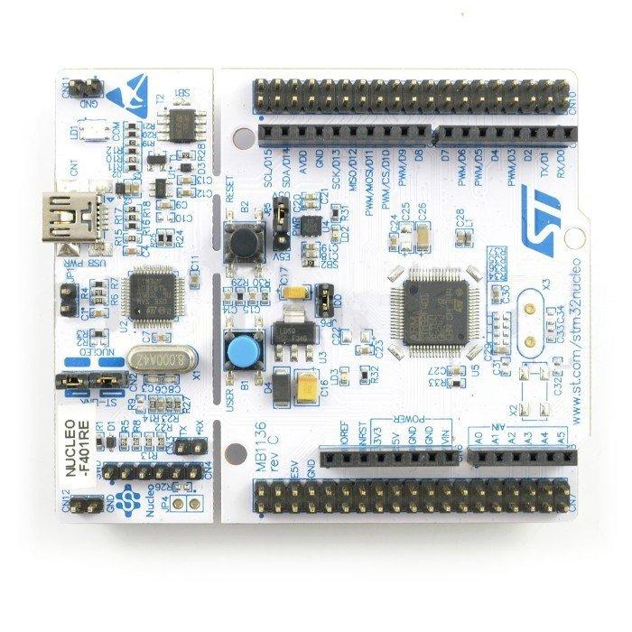 Stmicroelectronics STM32 NUCLEO-F401RE modulis - STM32F401RE ARM Cortex M4, modelis - AN-02217 ...