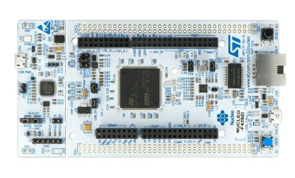 Stmicroelectronics STM32 NUCLEO-F429ZI modulis - STM32F429ZIT6 ARM Cortex M4, modelis - AN-05527 ...