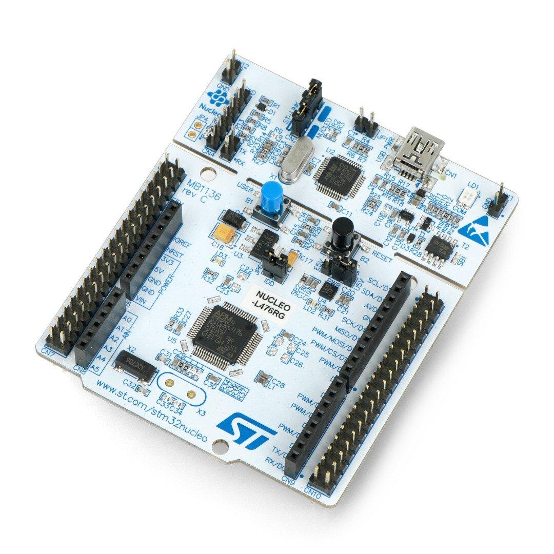 Stmicroelectronics STM32 NUCLEO-L476RG - su STM32L476RGT6 ARM Cortex M4 MCU, modelis - AN-18800 ...