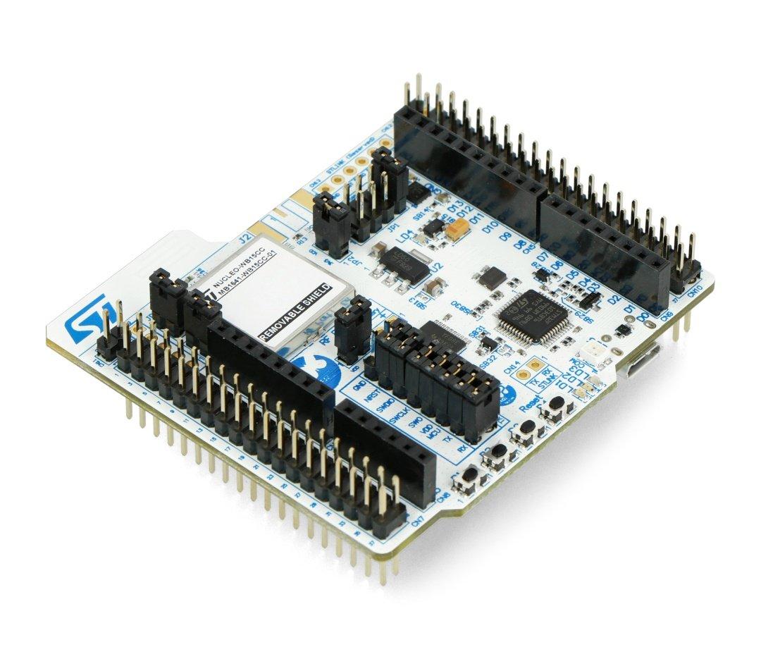 Stmicroelectronics STM32 NUCLEO-WB15CC - STM32WB15CC ARM Cortex M4, modelis - AN-19728, žema ...