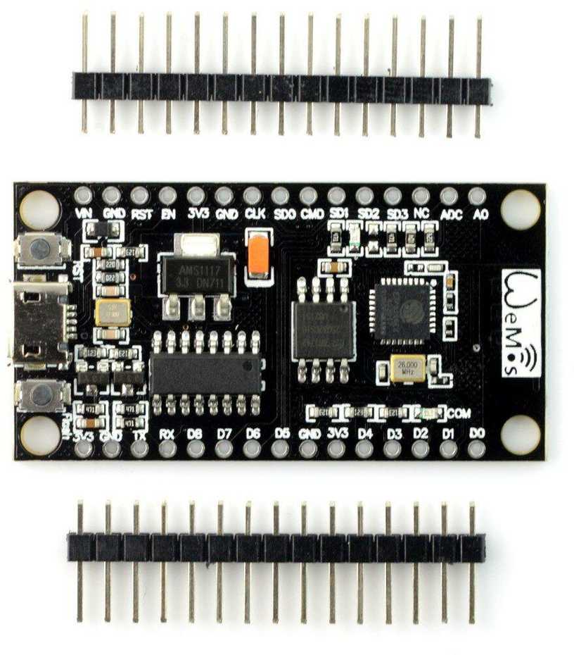 Wifi Modulis Esp8266 Wemos Nodemcu V3 32mb 11 Gpio Adc Pwm Modelis