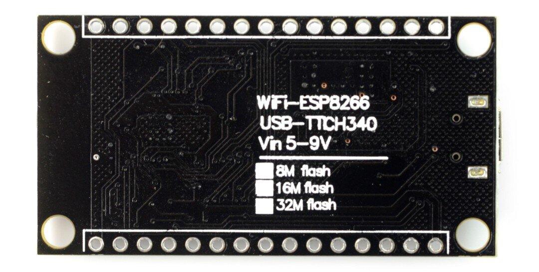 Wifi Modulis Esp8266 Wemos Nodemcu V3 32mb 11 Gpio Adc Pwm Modelis