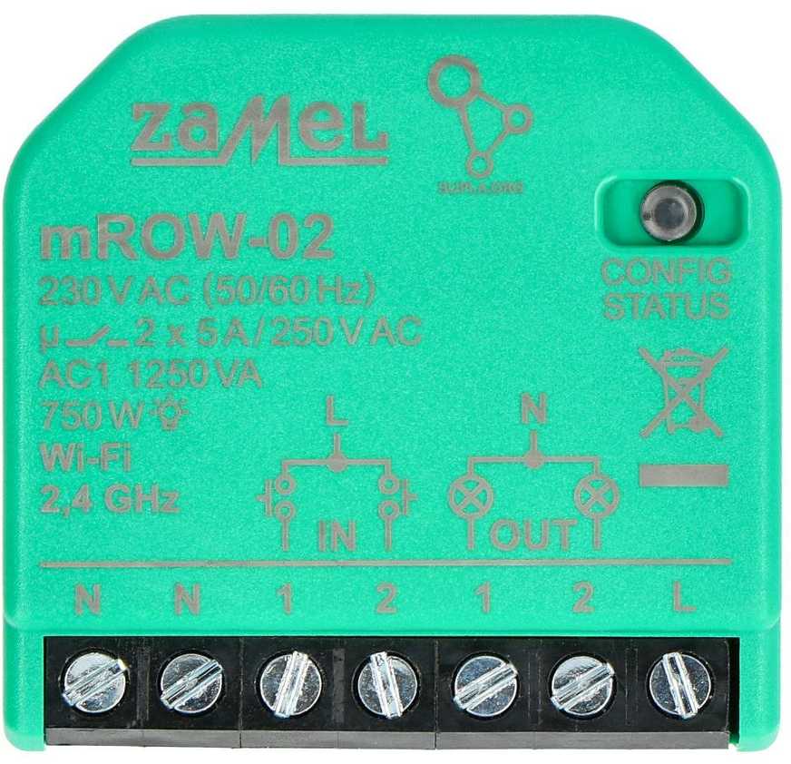 Zamel Supla Zamel mROW-02 - WiFi apšvietimo valdiklis - Android / iOS ...