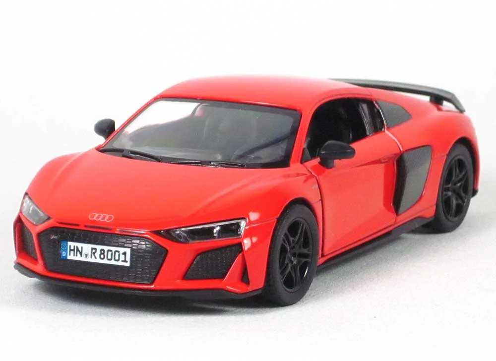 KiNSMART automobilis, 2020 Audi R8 Coupé, raudonas, žema kaina | Varle.lt