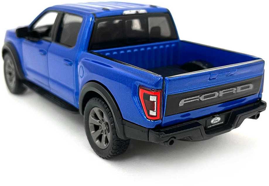 KiNSMART automobilis, 2022 Ford F-150 Raptor, mėlynas, žema kaina ...