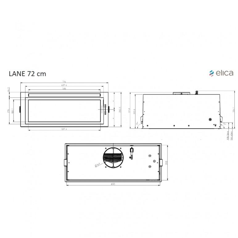 Gartraukis ELICA Lane IX / A / 72, modelis - PRF0157377, žema kaina ...